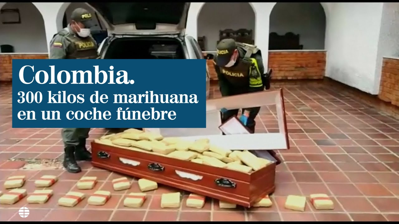 Incautan 300 kilos de marihuana en un ataúd