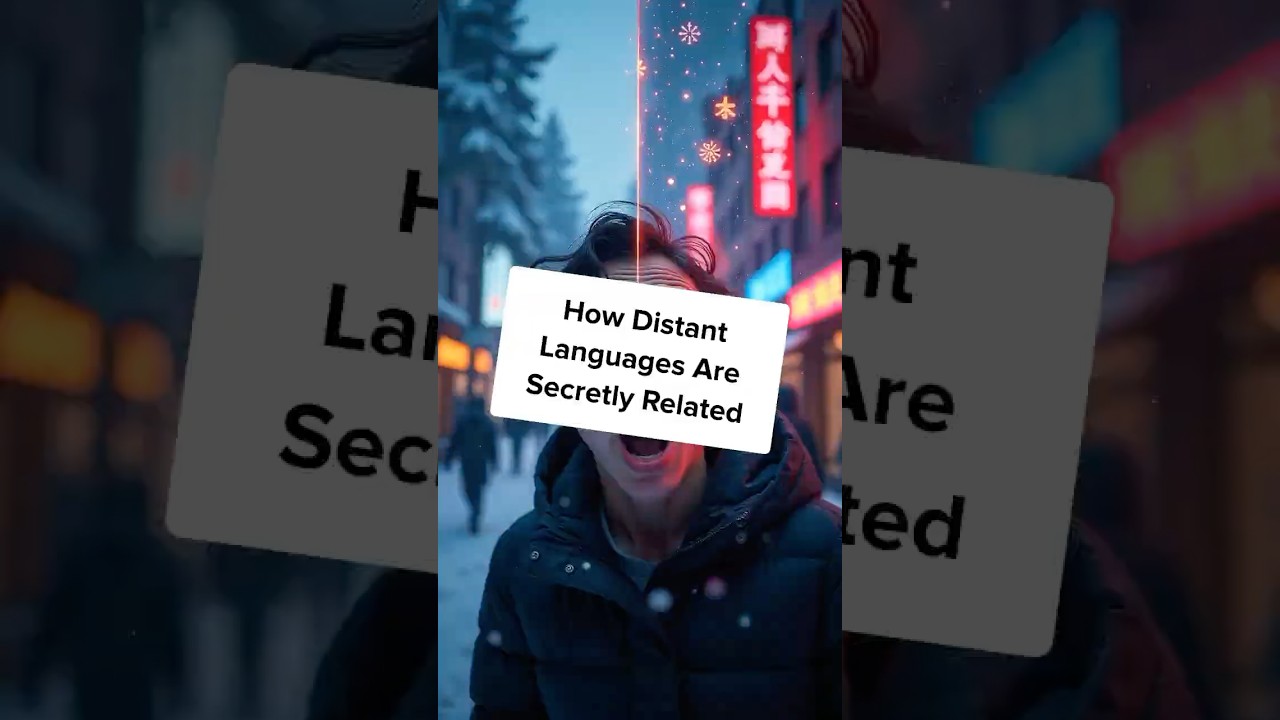 How distant languages are secretly related. #youtubeshorts #shorts