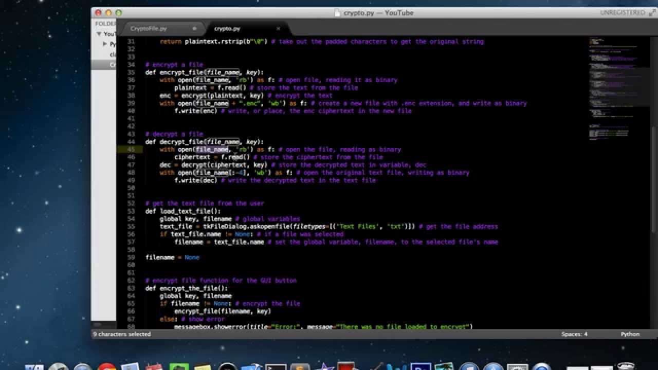 Python PyCrypto GUI App Part 2