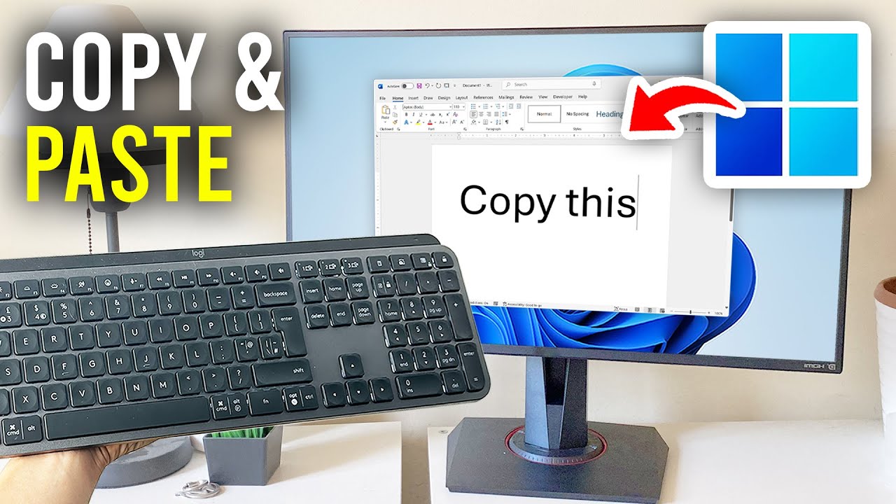 How To Copy and Paste On PC & Laptop Windows - Full Guide