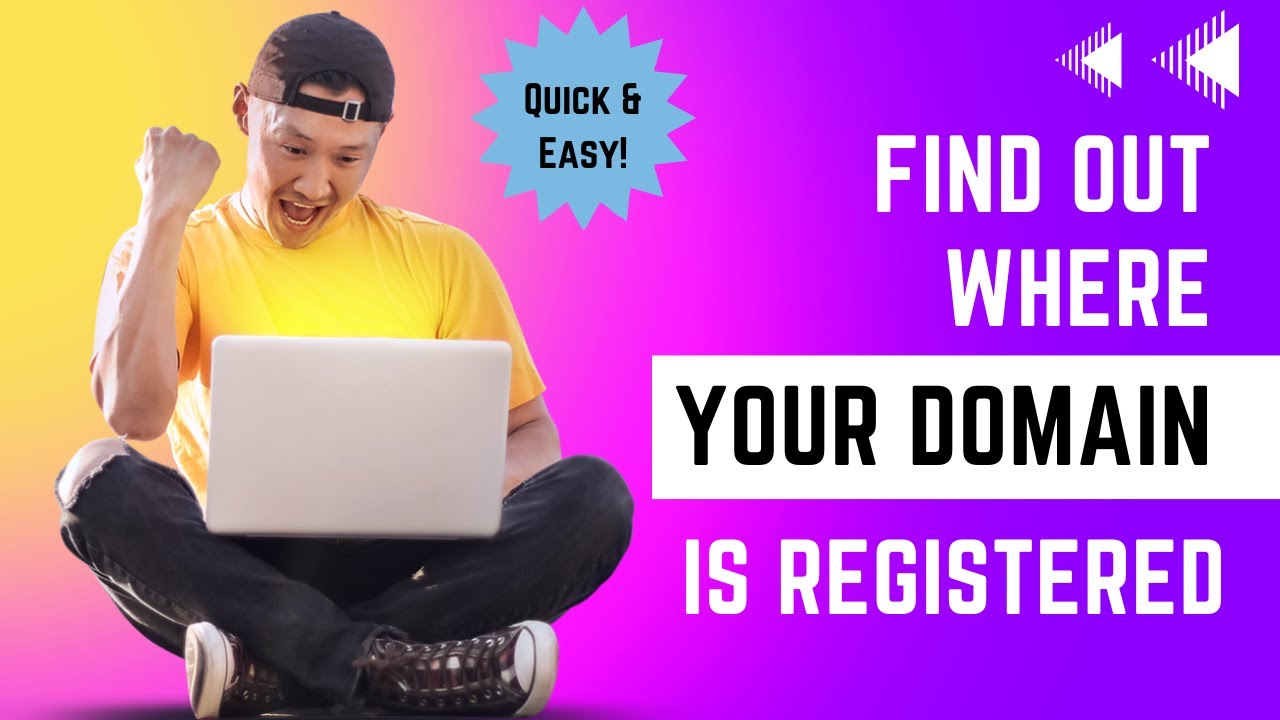How To Find Out Where Your Domain is Registered (REALLY QUICK & EASY)