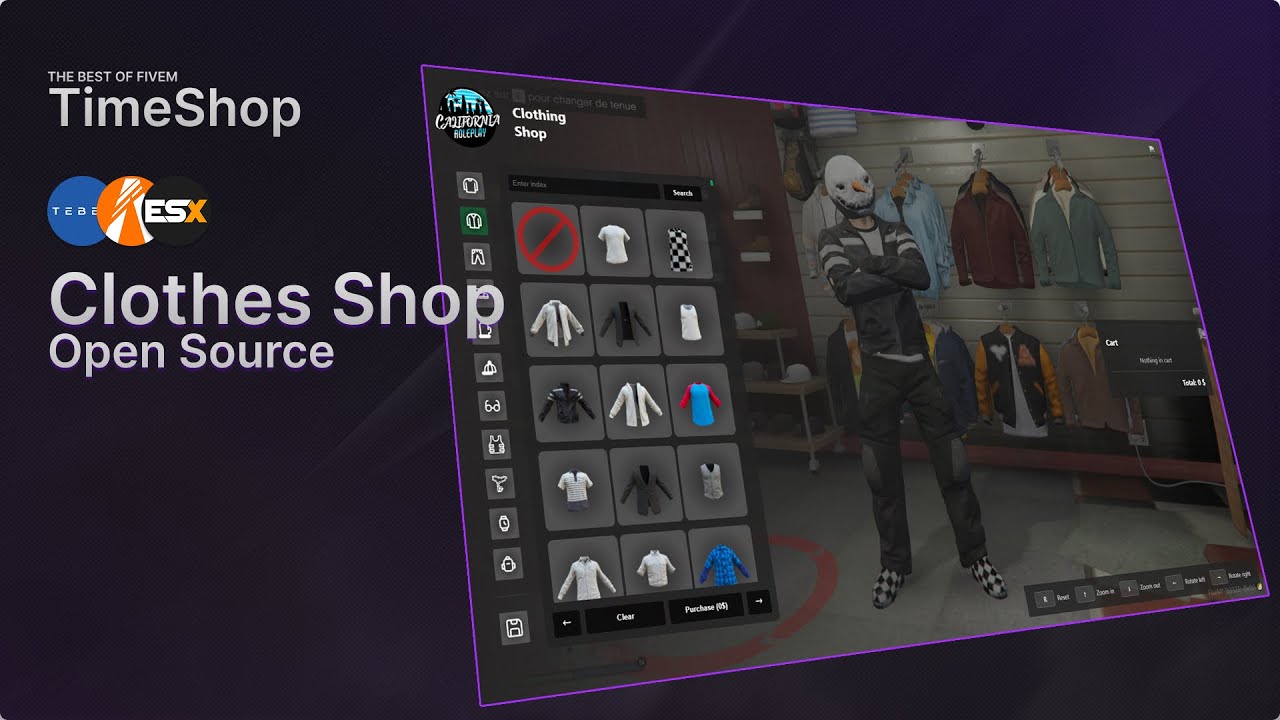 [ESX] Clothing Store script - FiveM Releases - Cfx.re Community