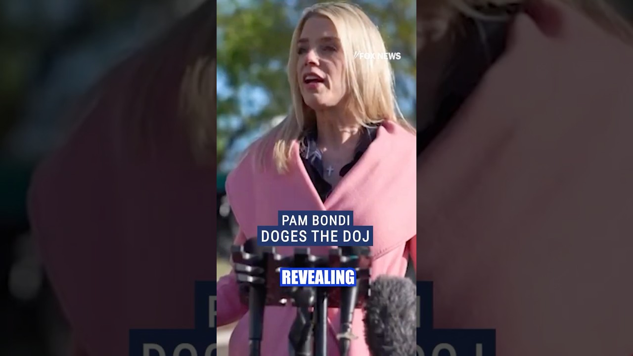 AG Pam Bondi reveals DOGE savings at DOJ #pambondi #news #doge #foxnews #justicedepartment #shorts