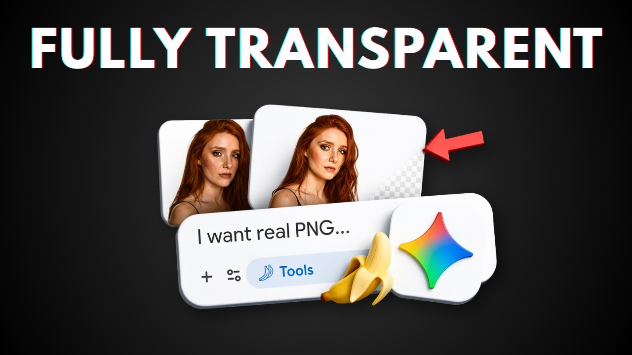 How to Make Your Background TRANSPARENT with Gemini AI for Clean PNG Cutouts