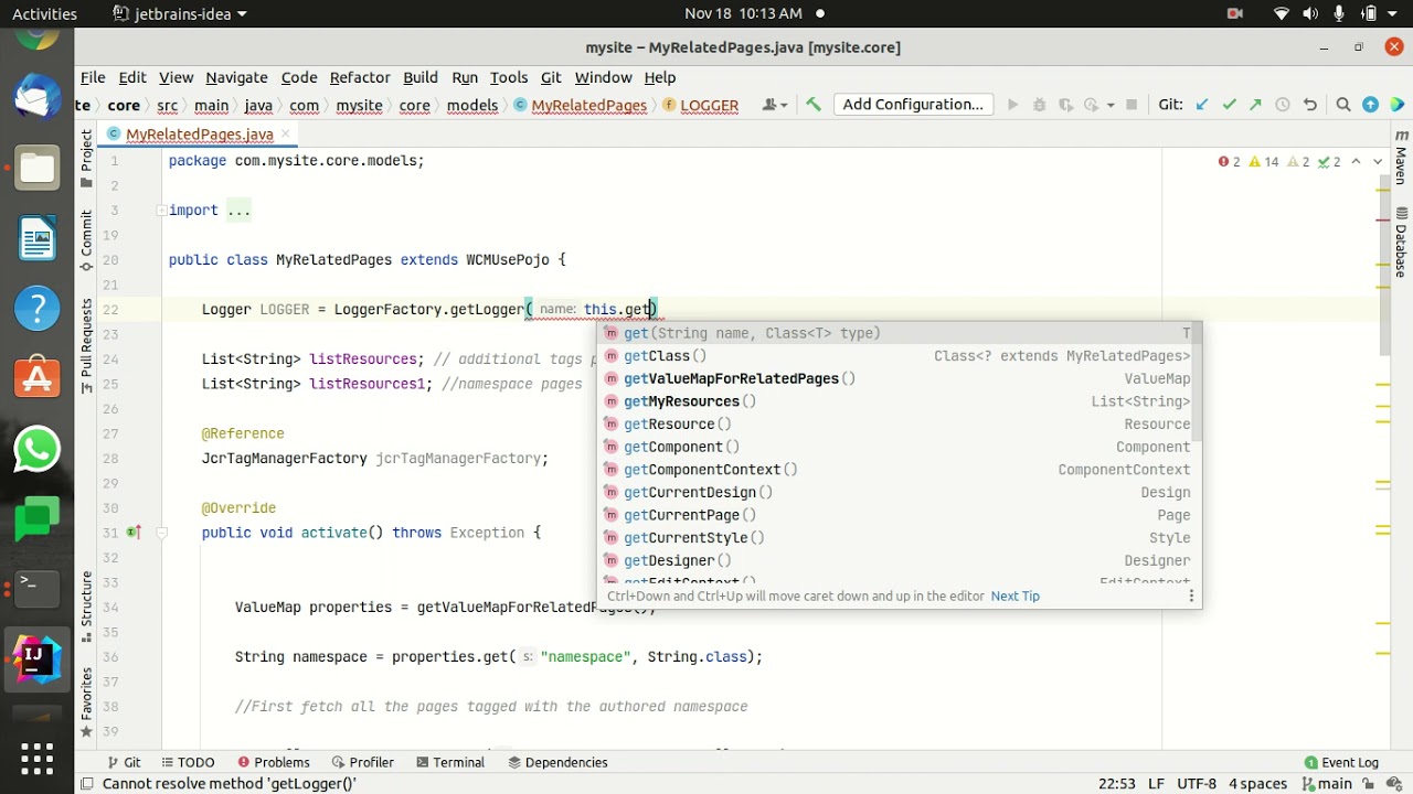 How to debug your code in AEM - LoggerFactory