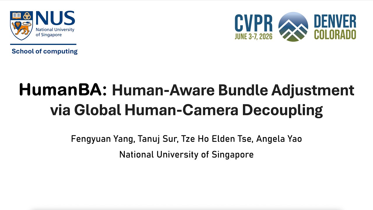 HumanBA (CVPR 2026)
