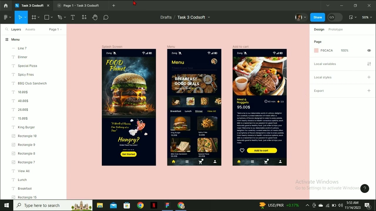 UIUX Design Task 2 CODSOFT Internship