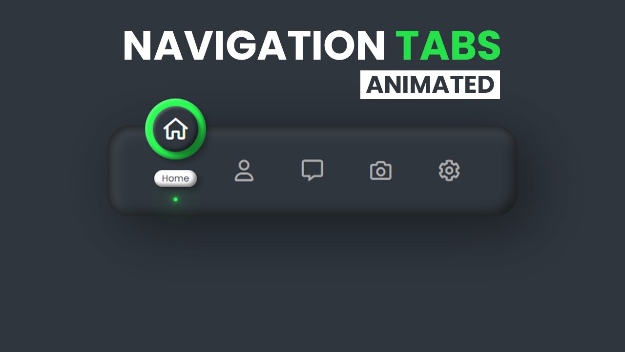 Navigation Tabs Menu Design using Html CSS & Javascript 2
