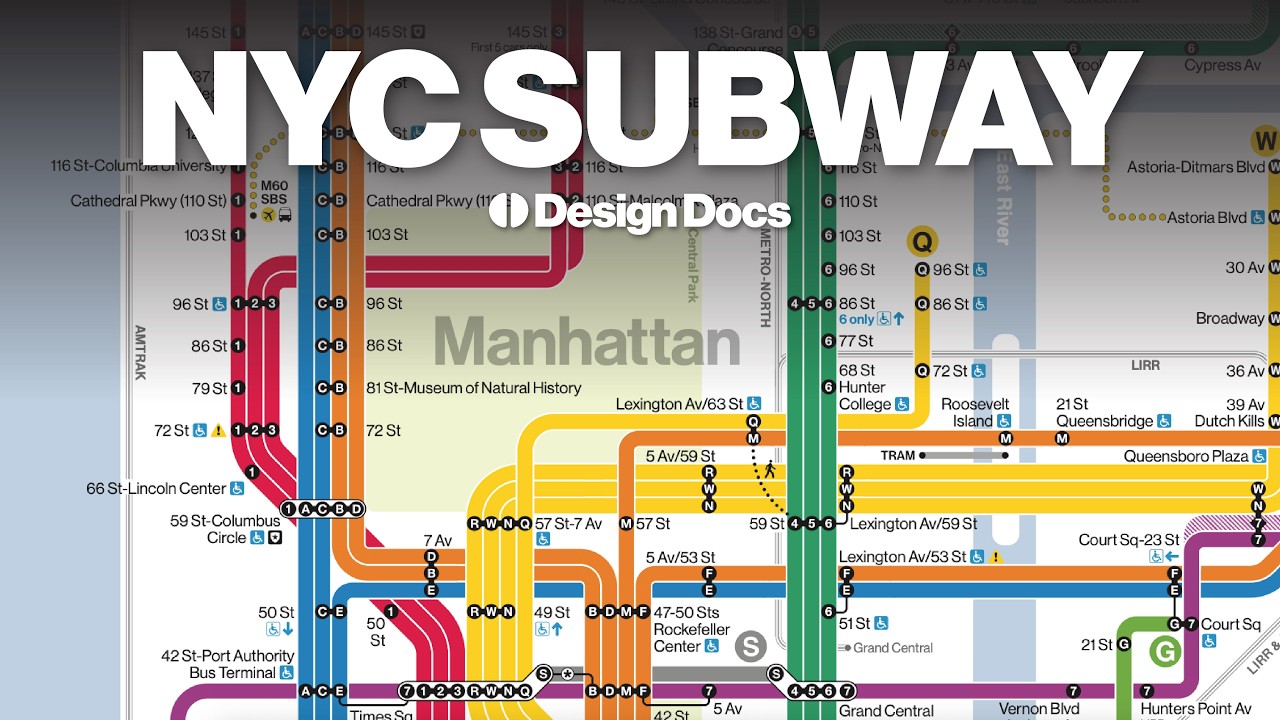 The Greatest Debate in Design History | The NYC Subway Map