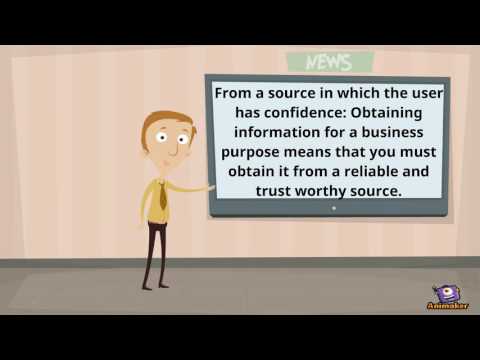 characteristics of good information part 2