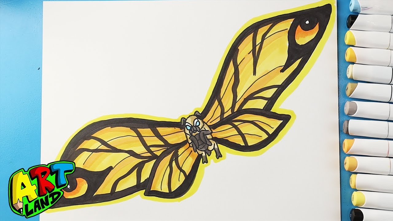 How to Draw Mothra | Godzilla x Kong: The New Empire