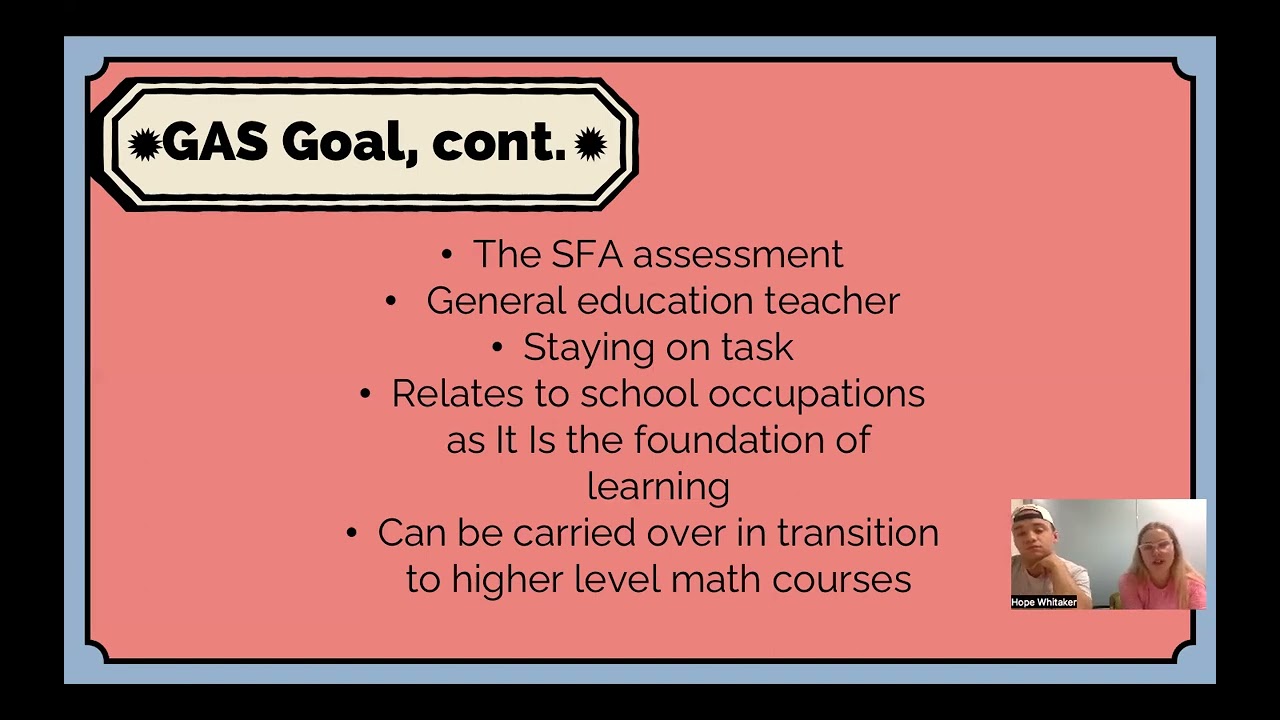 OTS 830 Case Study 4 Presentation- Cole Potter and Hope Whitaker