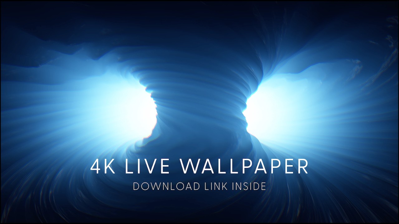 4K Dark Glowing Endless Cave Live Wallpaper & VJ Loop | Cave of Time