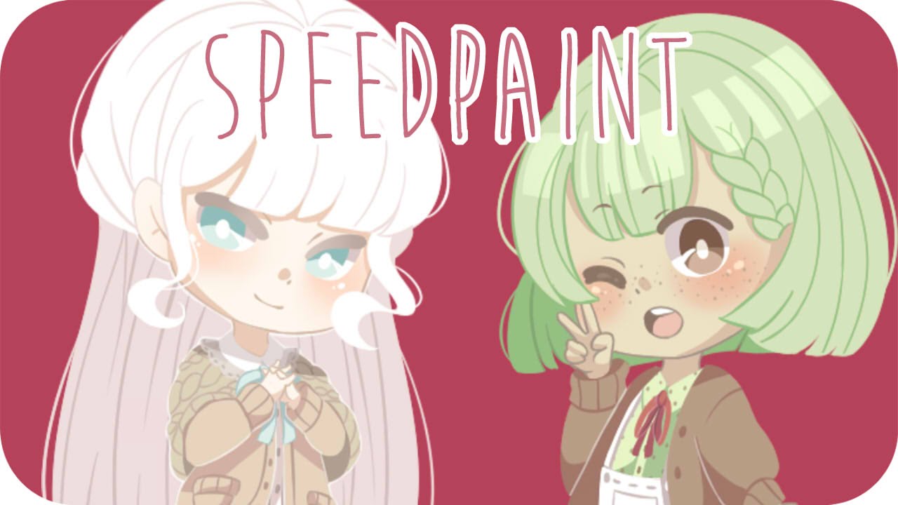 Milk & Mint Chibi [Speedpaint]