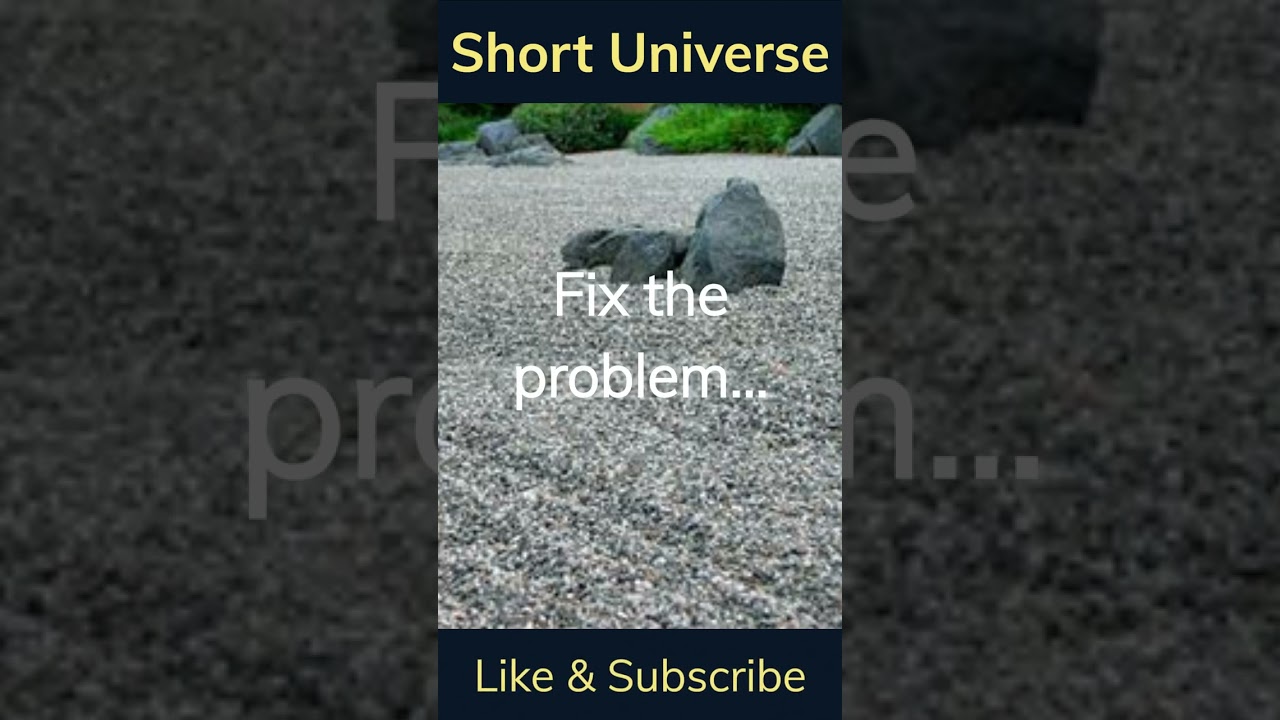 Fix the problem... #shorts #quotes #motivation #inspiration