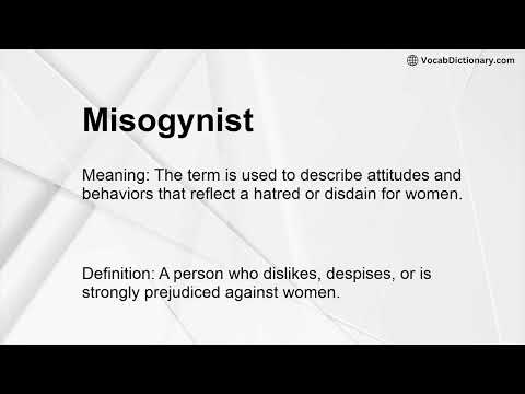 Misogynist Meaning