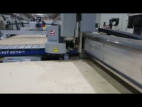 4'X8' Haas SR-100 3-Axis CNC Router, S/N 1060005, New 2007 ...