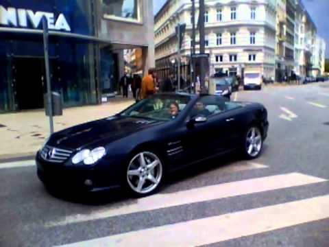Mercedes SL 55 AMG dark blue - Sound