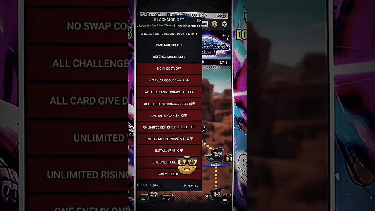 Dragon Ball Legends MOD 2025 (MOD MENU + UNLIMITED FEATURES) | One Tap Win, God Mode, Unlimited Ki!