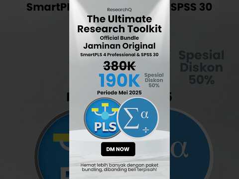 No Crack, No Worry! Get SmartPLS 4 & SPSS 30 CHEAP!
