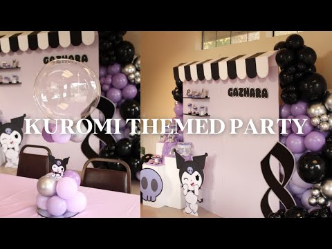 KUROMI PARTY + CENTERPIECE TUTORIAL | balloon stylist