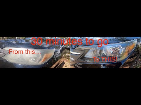 Headlight Restoration with Poli Glow- AMAZING RESULTS!