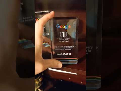 How do you win awards from Google searches?