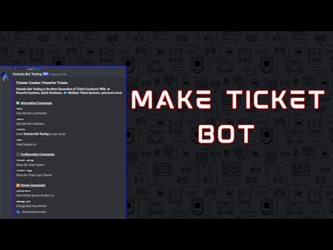 How To Make Advanced Ticket Bot By Azury | 24/7 | Repl | KiriXen