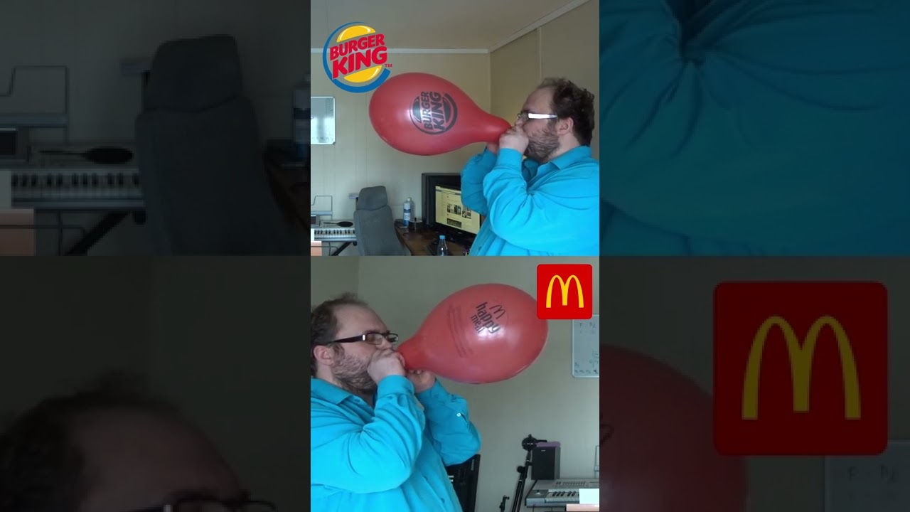 McDonalds VS BurgerKing Balloon