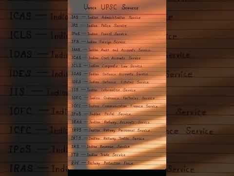 Full form upsc service #upsc #ias #education #english #ias #fullform