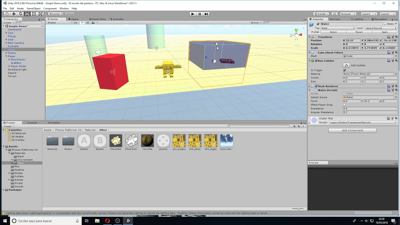 Complete Physics Platformer Kit Unity asset
