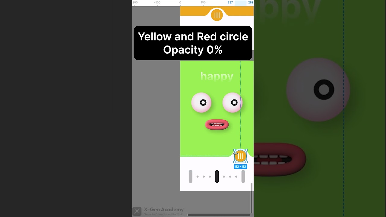Animating mood emoji in #figma #ui #prototyping