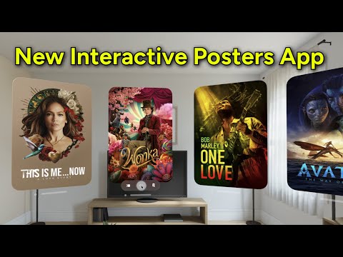 "Posters: Discover Movies at Home" now on Apple Vision Pro!