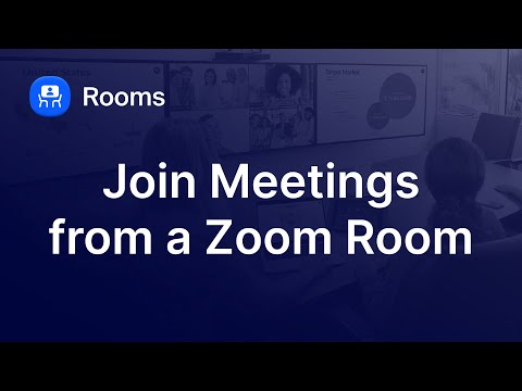 Join Meetings from a Zoom Room