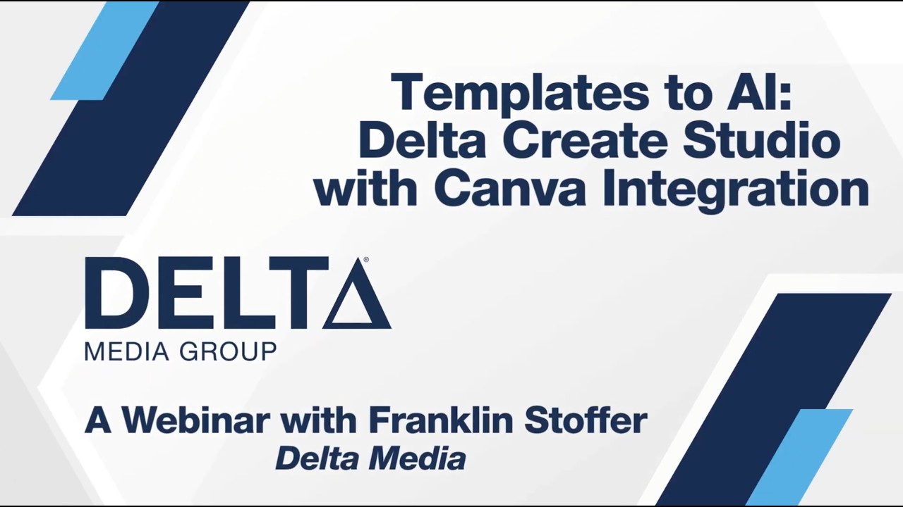 Templates to AI: Delta Create Studio & Canva Integration Inside DeltaNET 7