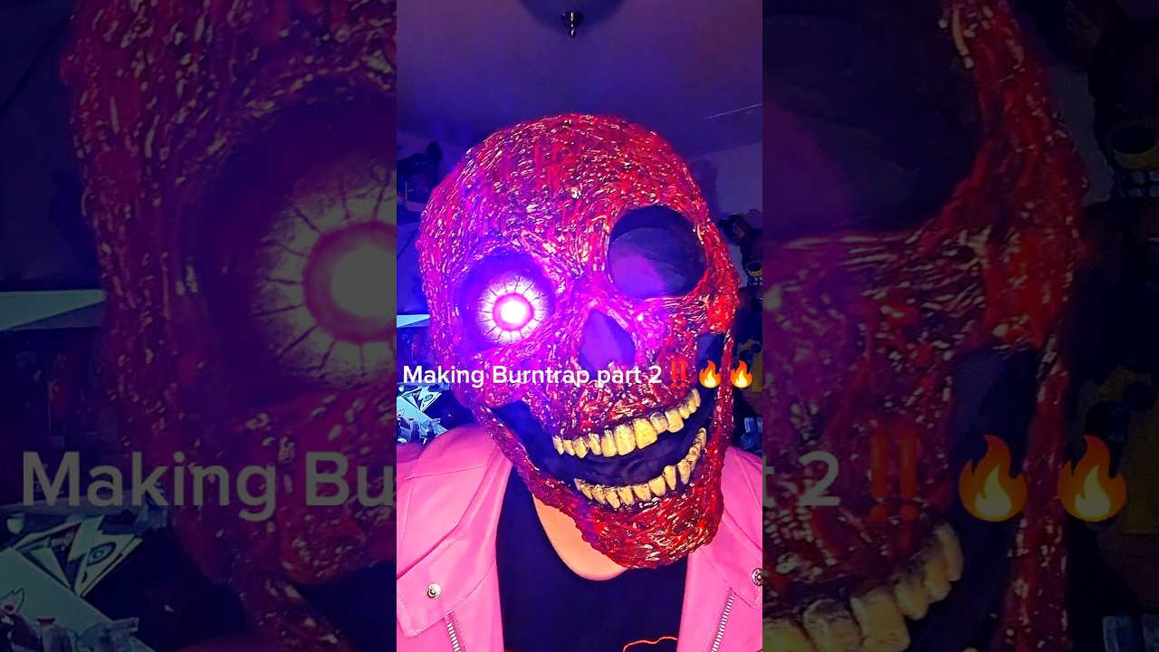 Burntrap cosplay part 2! #fnaf #fivenightsatfreddys #springtrap #cosplay #fnafsecuritybreach