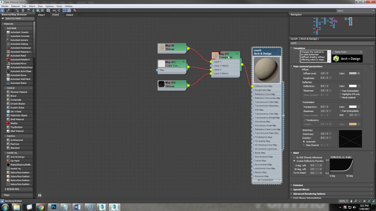 3ds Max Changing Standard Material to Arch & Design Materials