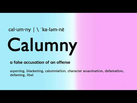 Calumny