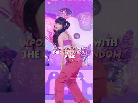K-pop groups with the cutest fandom name! First video please sub! - @aulixsez credits channel mame