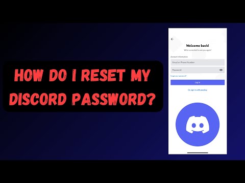 How do I reset my Discord password?