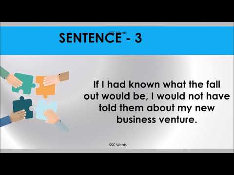FALL OUT Idiom 379 # Meaning and five sentences # SSC Words