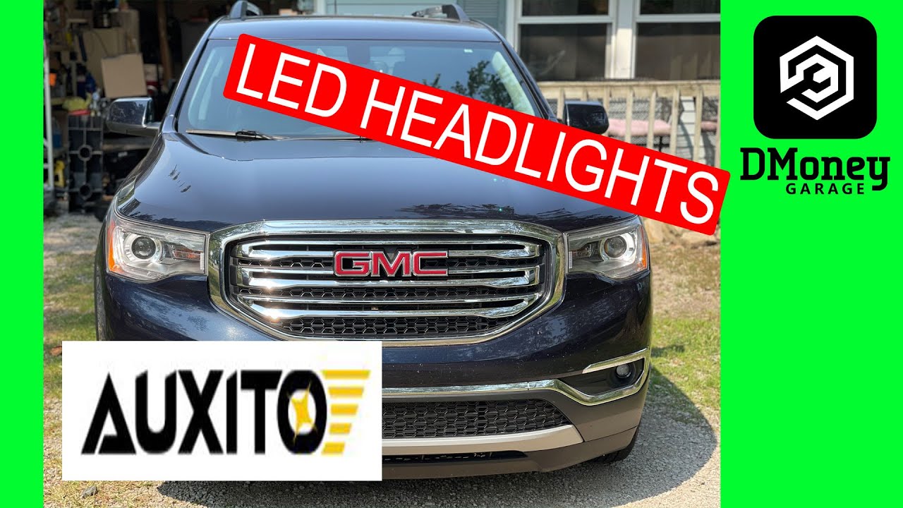 2017-2020 GMC Acadia Headlight Replacement. How to replace change your headlight bulbs.
