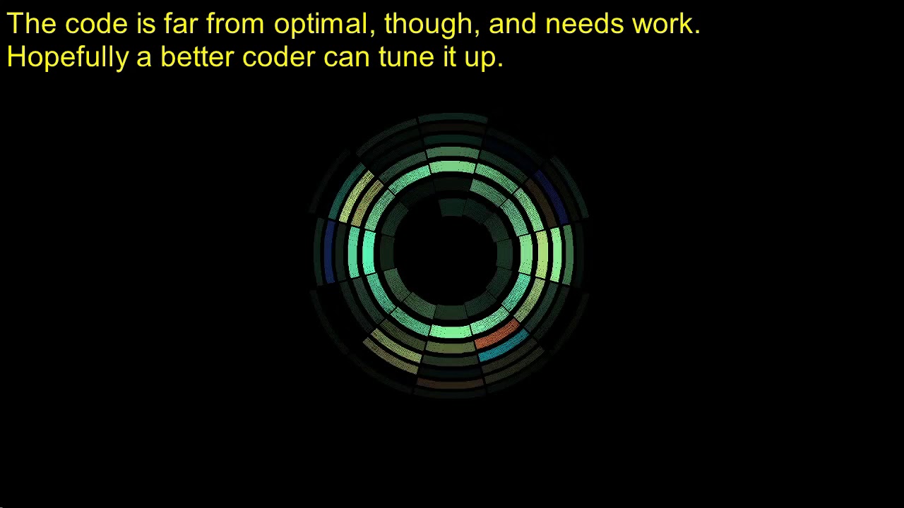 Spyral - A Python Music Visualizer