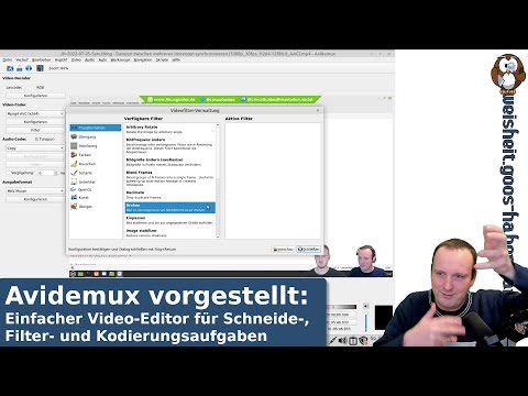 Avidemux vorgestellt: Einfacher Video-Editor für Schneide-, Filter- und Kodierungsaufgaben