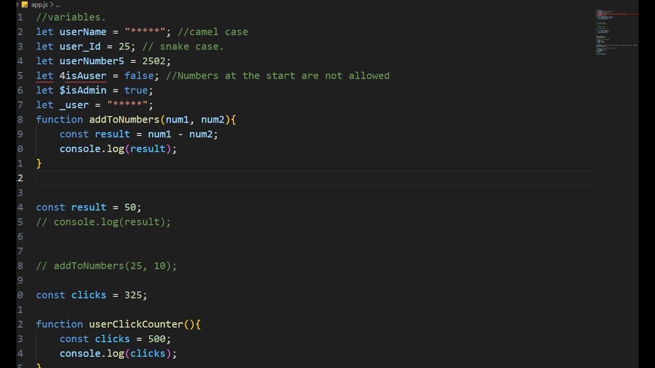 JS  Variables and Data Types - 2025