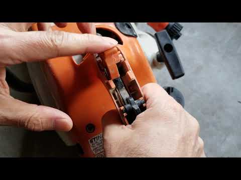 Stihl TS400 Throttle Trigger Lock Feb.8 2020