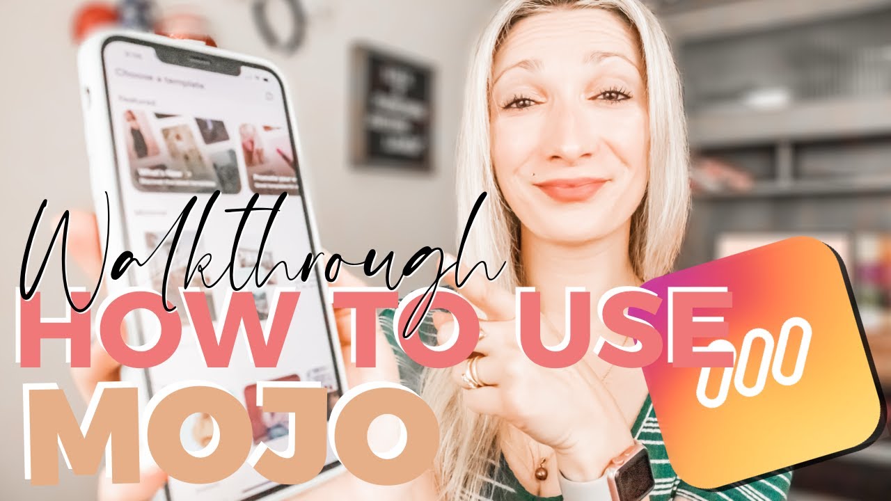 HOW TO USE THE MOJO APP | animated videos for social media | complete walkthrough mojo video app