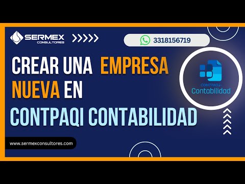 Create company CONTPAQi® Accounting