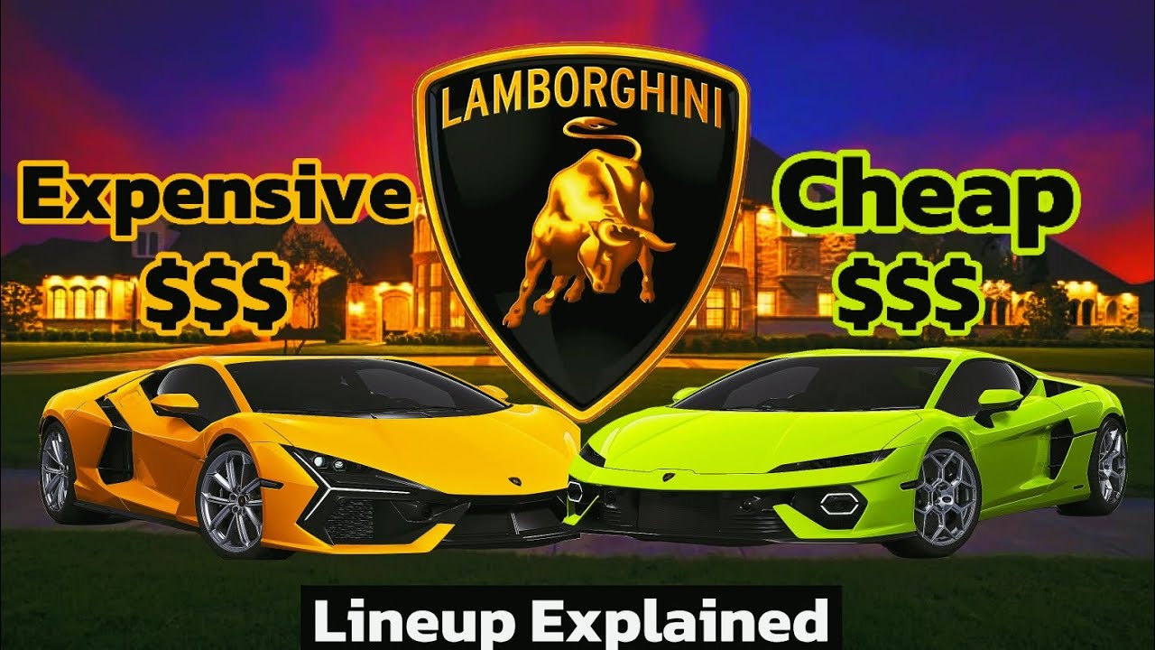 Lamborghini Lineup EXPLAINED!!!!!!!!! #carswithoutlimits