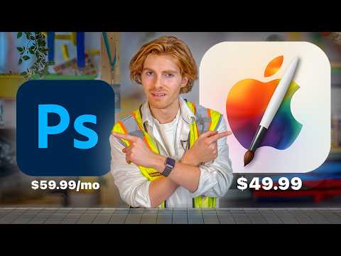 Apple's NEW Adobe Competitor vs Photoshop!